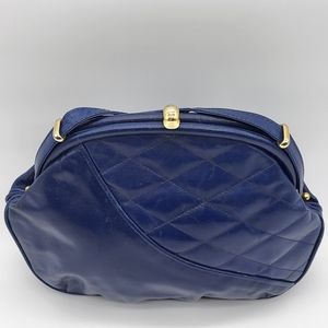 lancetti | Bags | Lancetti Vintage Small Blue Snap Closure Small ...